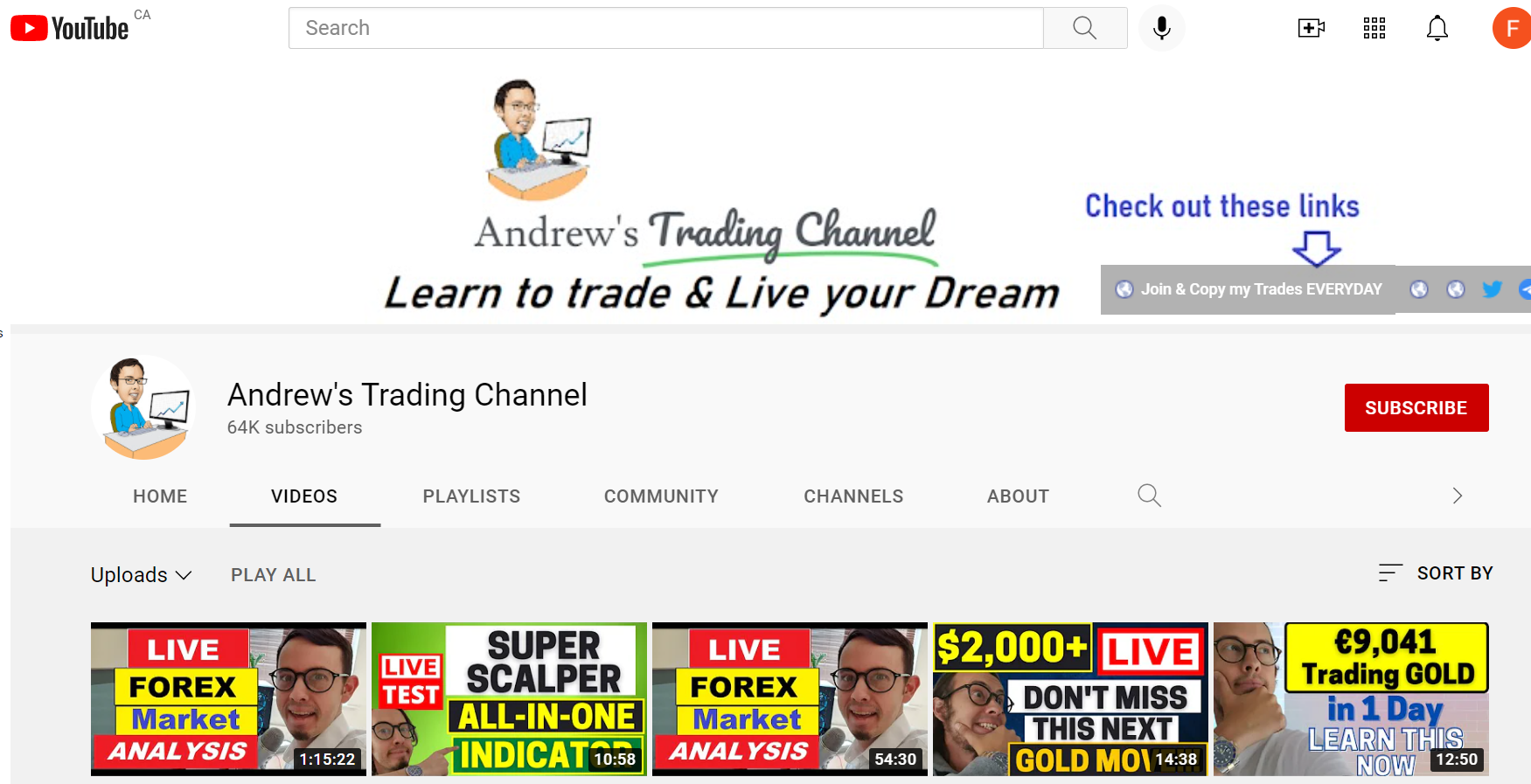 Trading Guides on Andrew’s Trading Channel - LEARN TO TRADE!